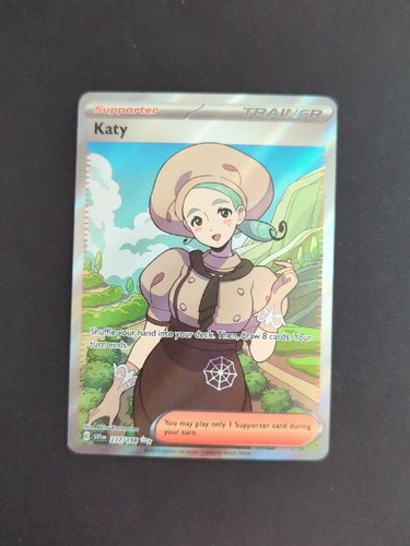 Katy Pokemon Trainer Card 237/198 Scarlet & Violet English Full Art NM ...