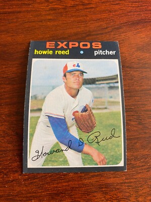 1971 Topps #398 Howie Reed. EX | eBay