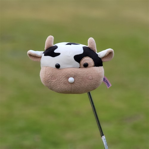 Cute Dairy Cow Golf Club Head Covers Driver Fairway Woods Hybrid ...