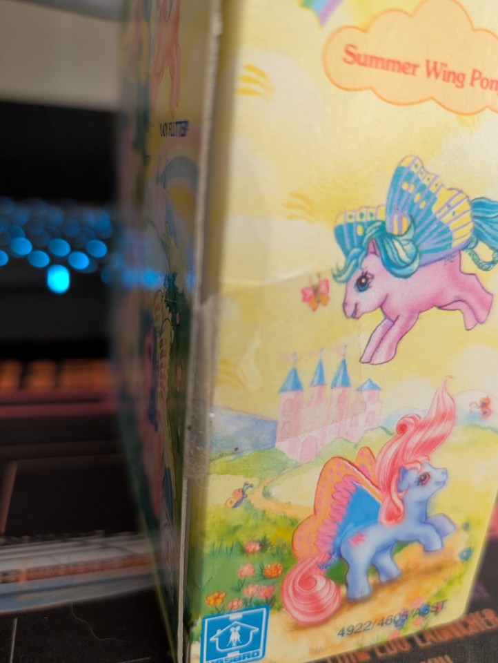 1987 My Little Pony "High Flyer" Summer Wing Pony- Vintage New In Box ...