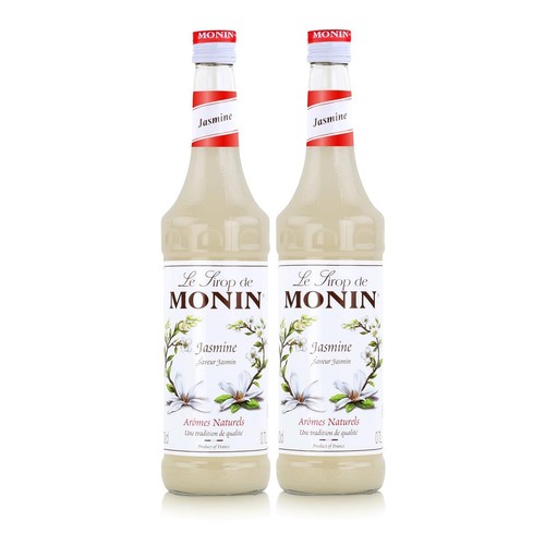 Monin Sirup Jasmine 0,7L - Cocktails Milchshakes Kaffeesirup (2er Pack ...