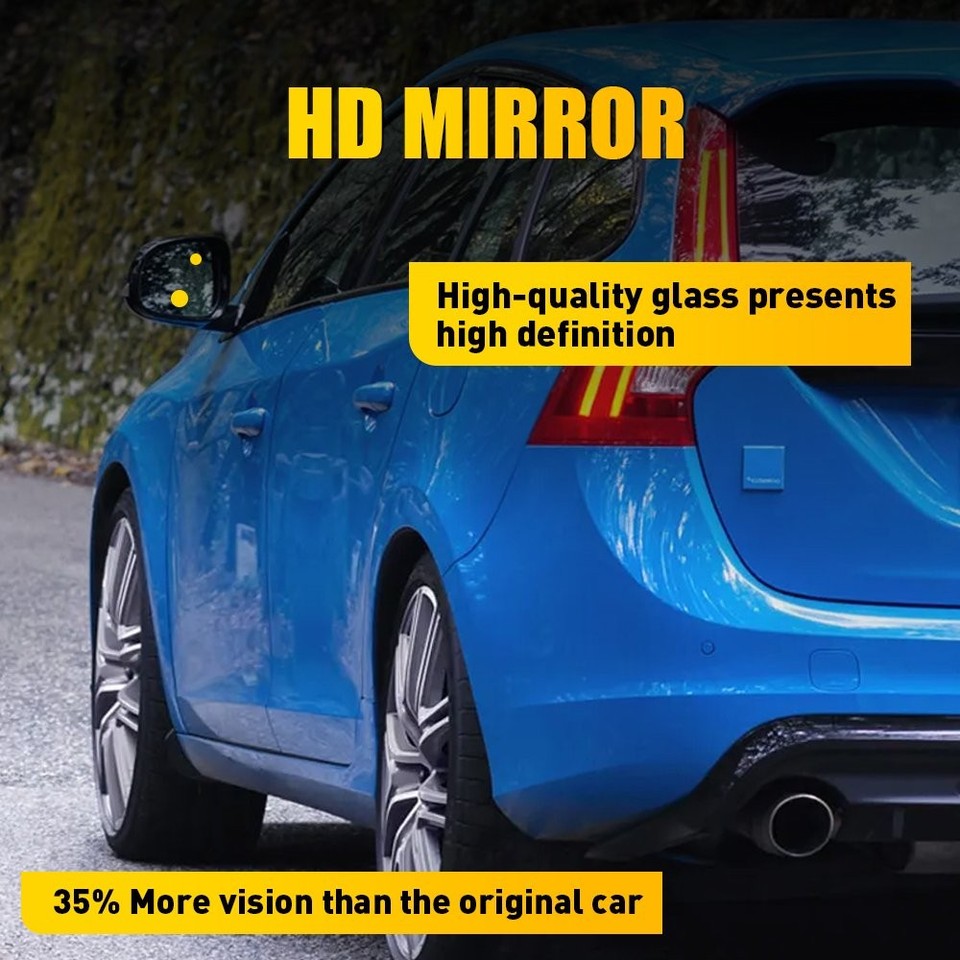 LH Driver Side Mirror Glass Heated Convex Fit for VW Volkswagen CC 2009 ...