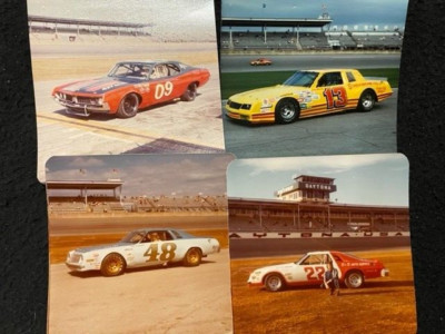 LOT #13 VINTAGE ORIGINAL NASCAR RACING PHOTO; LEROY MABRY, BLACKIE ...