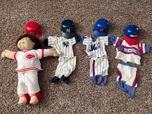 Cabbage Patch Kids Doll MLB Baseball REDS METS YANKEES SOX LOT | eBay