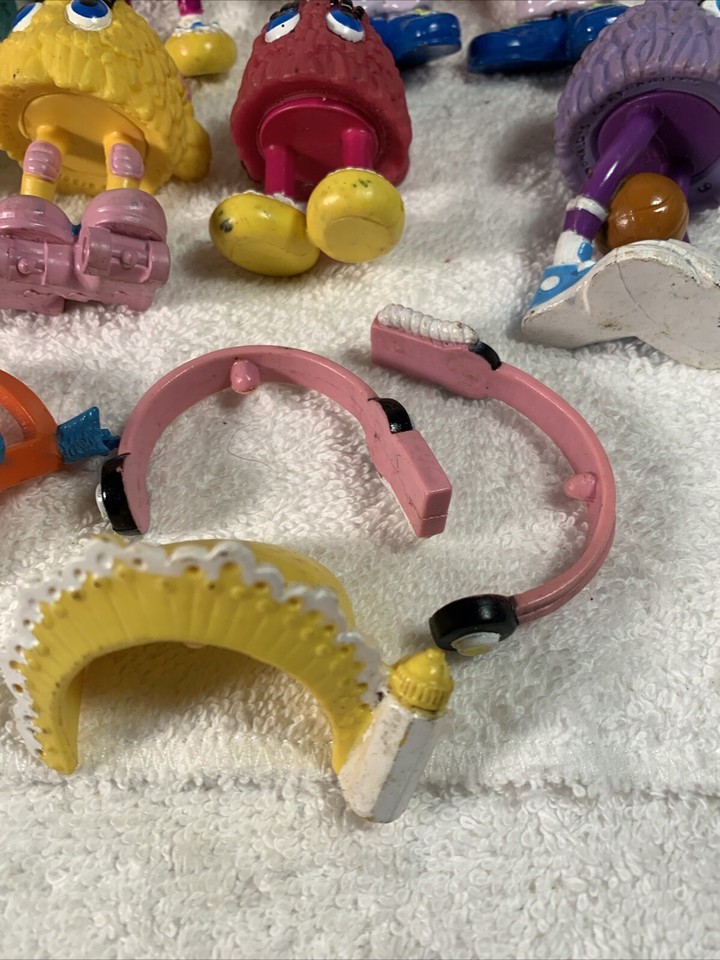 Vintage 1980's McDonalds Funny Fry Guys w/ Hats Happy Meal Toys 16 Pcs ...