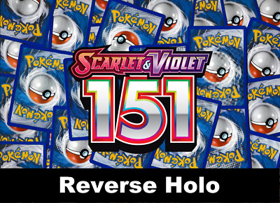Pokemon TCG Scarlet & Violet 151 Reverse Holo Singles M/NM *choose your ...