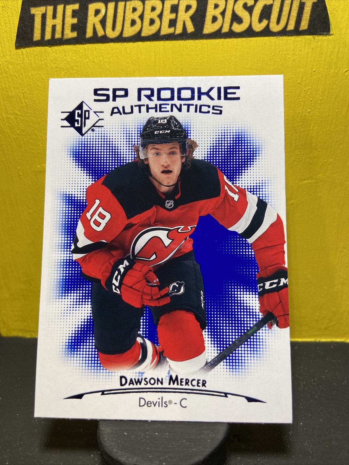 2021-22 SP - Rookie Authentics Blue #106 Dawson Mercer (RC) for sale ...