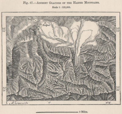 Africa - Antique Map Africa National Park