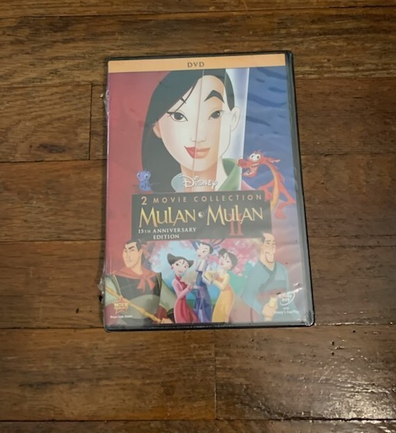 DVD DISNEY MULAN 2 MOVIE COLLECTION BEAUTY AND THE BEAST THE ENCHANTED ...