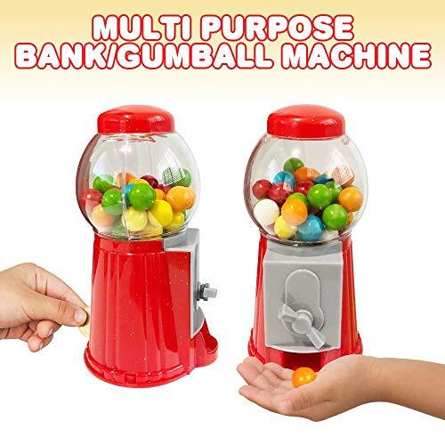 ArtCreativity Gumball Machine Bank for Kids Set of 2 5.25 Inch Desktop ...