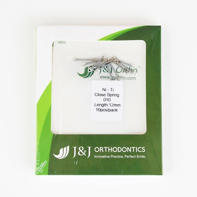 10 x Packs J&J Ortho™ Dental Orthodontic NiTi Springs Closed Coil ...