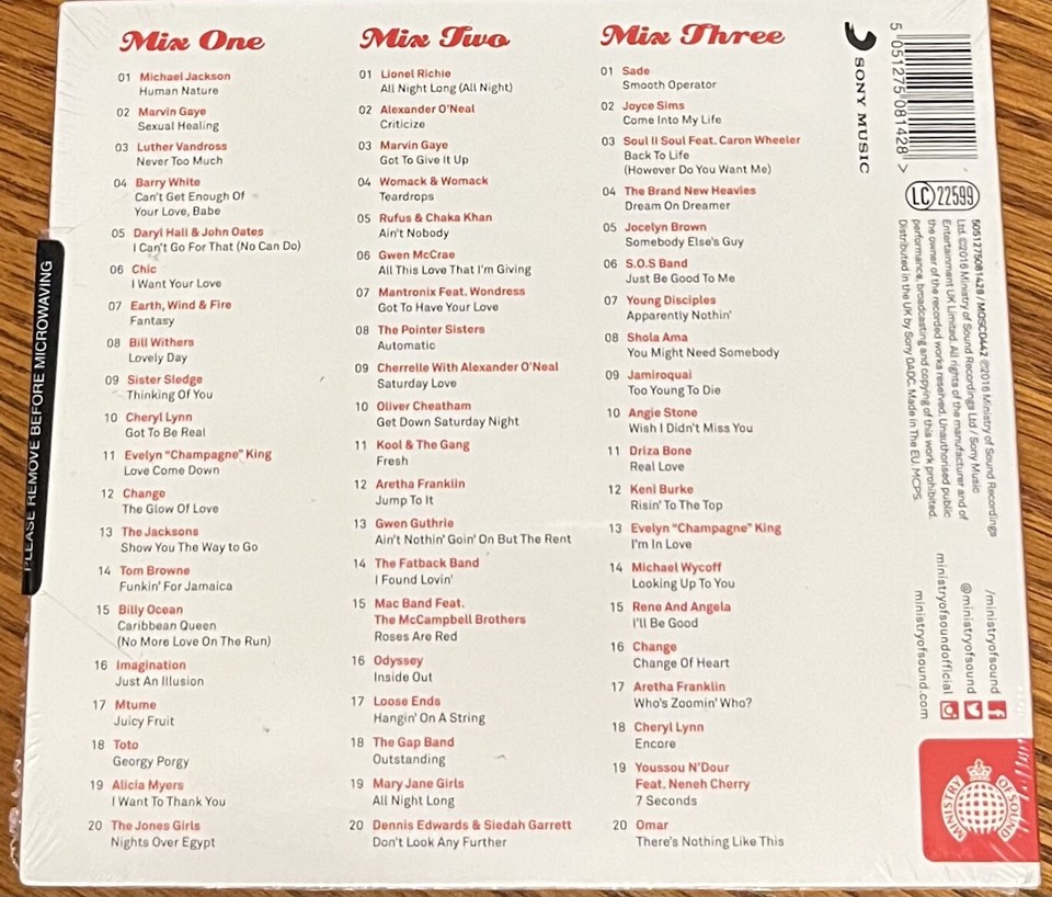 VARIOUS ARTISTS "SMOOTH GROOVES" BRAND NEW ORIGINAL 2016 UK 3CD ALBUM ...