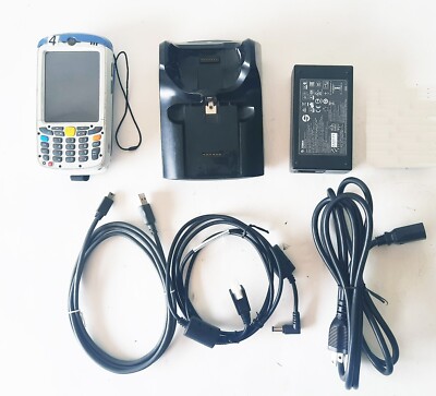 Motorola MC55A Wireless 1D Laser Barcode Scanner with Adapter and ...