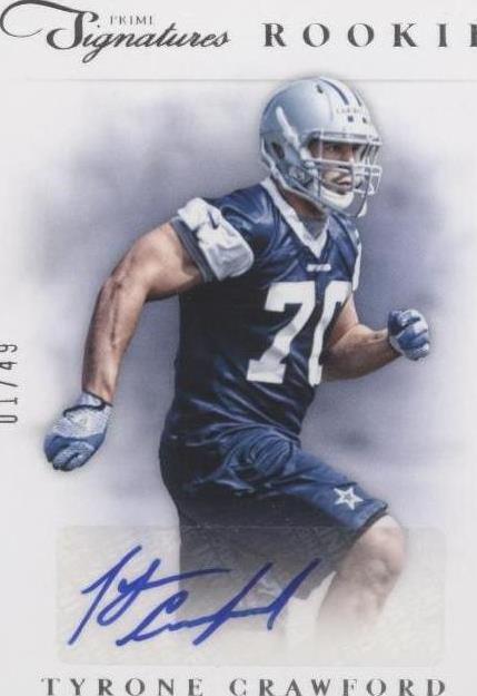 2012 Panini Prime Signatures - Rookie Signature Tyrone Crawford #239 ...