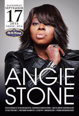 ANGIE STONE 2016 NEW YORK CITY CONCERT TOUR POSTER - Soul, Neo Soul ...