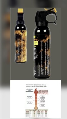 USA Wildfire Pepper Spray 1. 4 FOGGER Home POLICE PISTOL GRIP Sefl ...