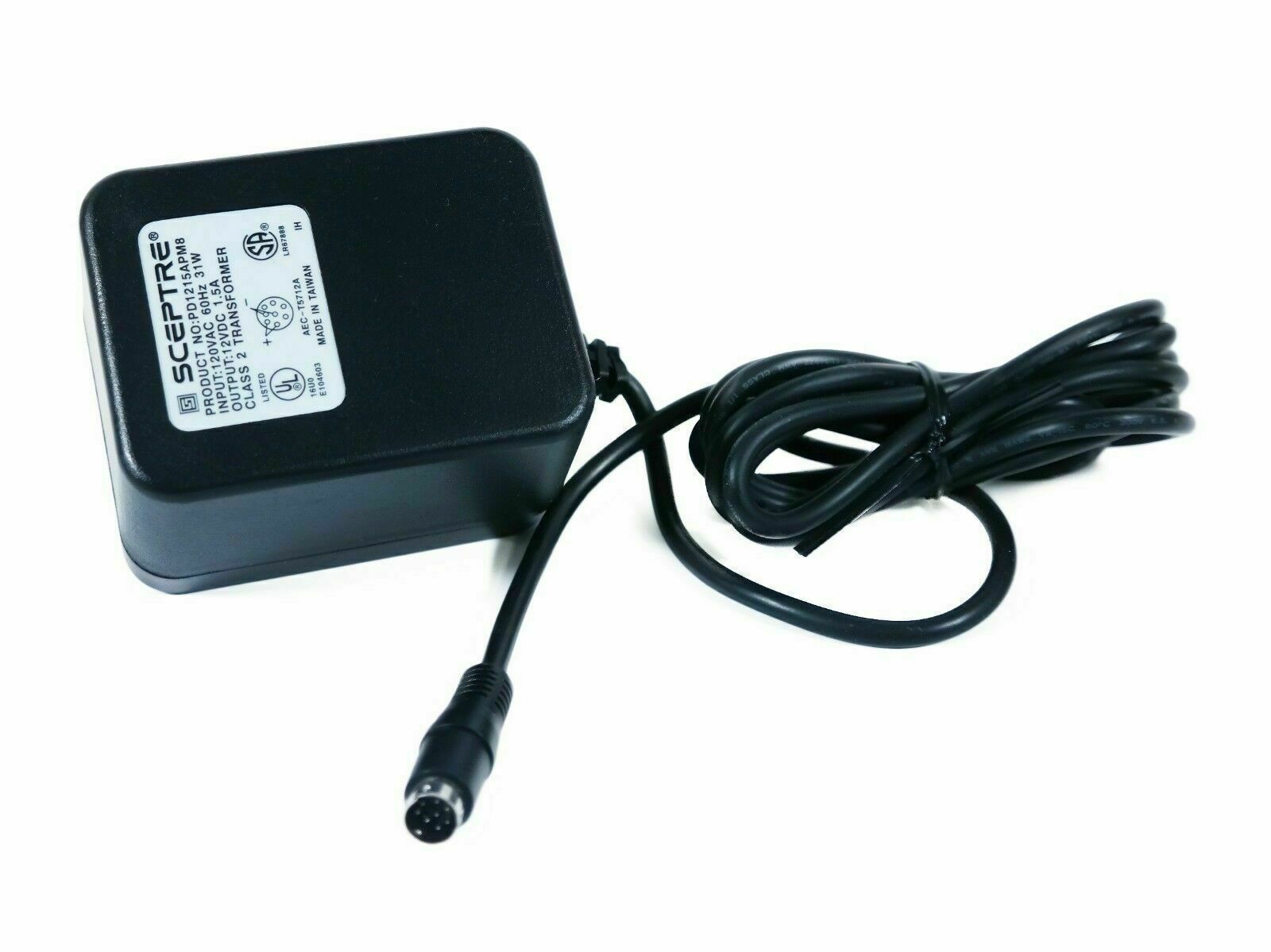 Original Sceptre PD1215APM8 Class 2 Transformer 8-Pin for Netopia R ...