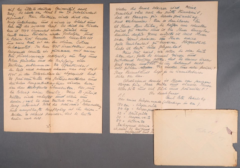 MayfairStamps Germany 1949 Obeunburg to Flushing NY Letter & Air Mail ...