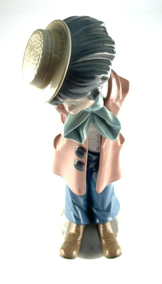 Lladro Vintage Collectible Porcelain Figurine Sad Clown Damaged No ...
