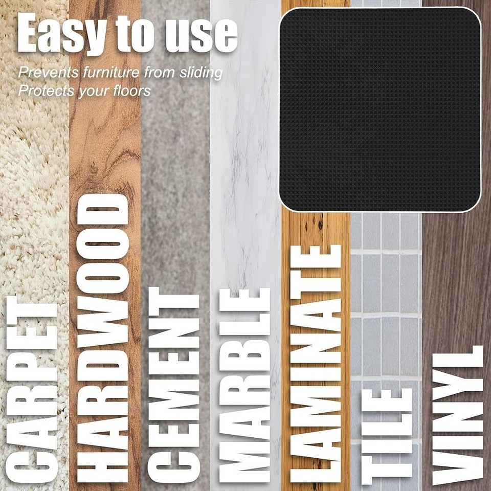 Recliner Pads for Hardwood Floors,Non Slip Recliner Grippers,Under ...
