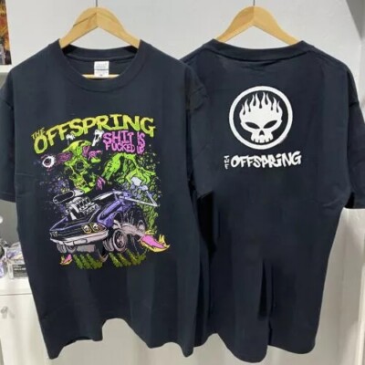 The Offspring Tour 2009 Cotton Black Unisex T-shirt S-5XL For Men Women ...