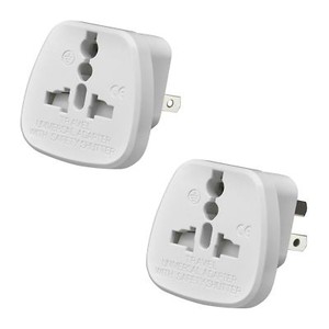 NEW UK/EU to China Chinese AC Mains 2 & 3 Pin Travel Plug Convertor ...