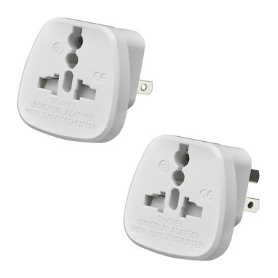 NEW UK/EU to China Chinese AC Mains 2 & 3 Pin Travel Plug Convertor ...