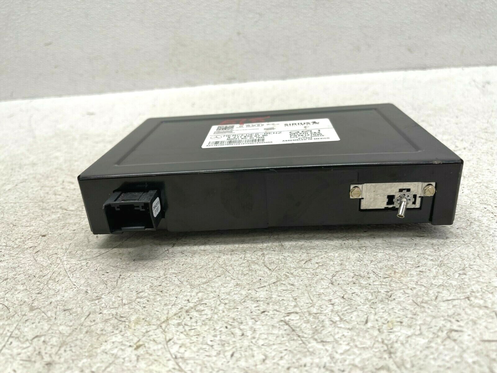 07-09 MERCEDES-BENZ GL450 SIRIUS SATELLITE RADIO RECEIVER CONTROL ...