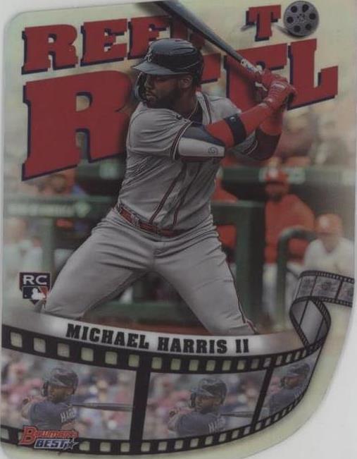 2023 Bowman's Best - Reel to Reel Die-Cuts Michael Harris II #RR-6 (RC ...