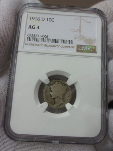 1916-D Mercury Dime NGC AG3 (Key Date) | eBay