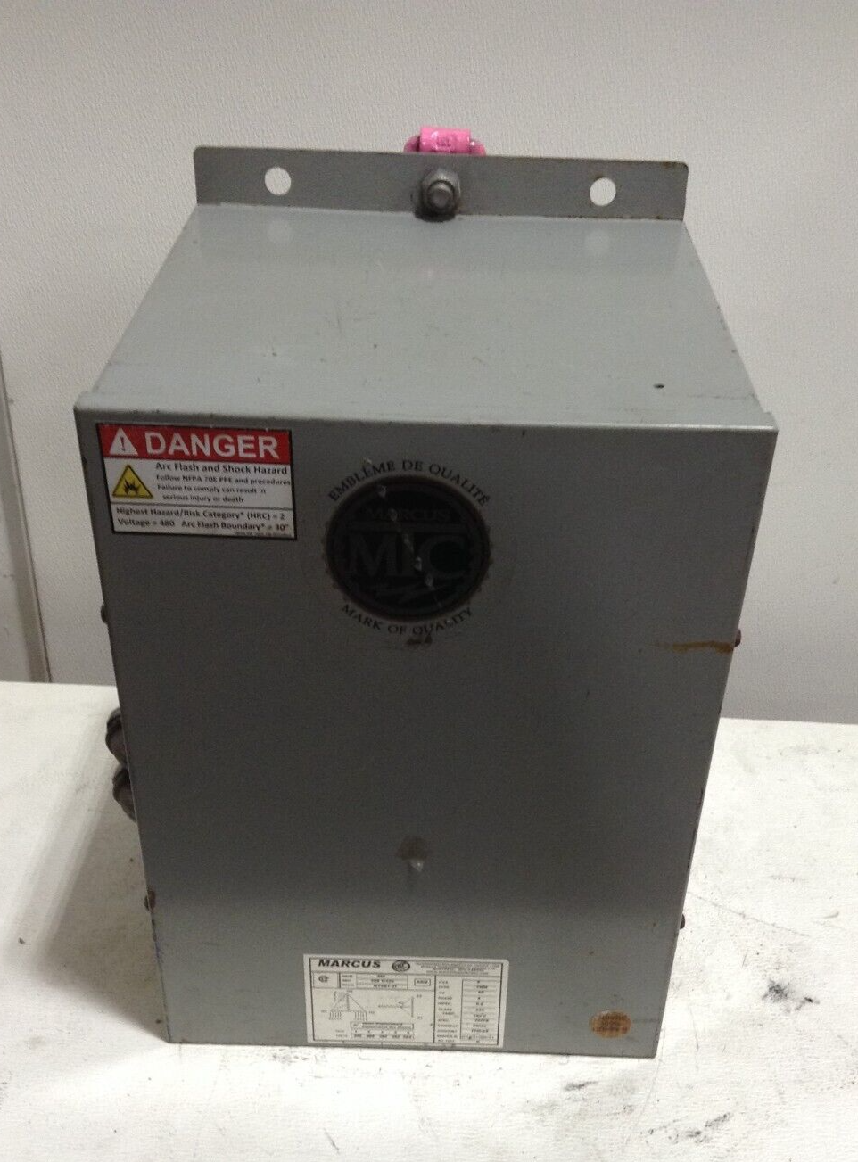 Marcus MT6B1-4T 3-Phase 6 KVA Transformer 480 V 6000 VA TWM (TSC) | eBay