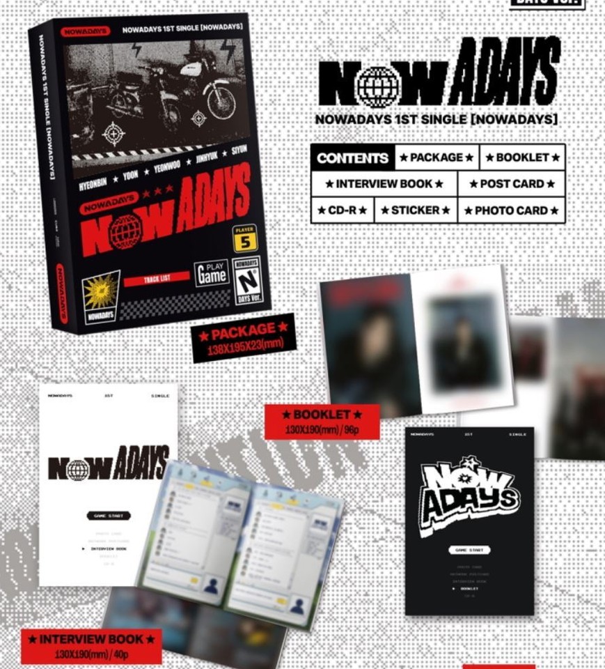 NOWADAYS NOWADAYS 1st Single Album | eBay