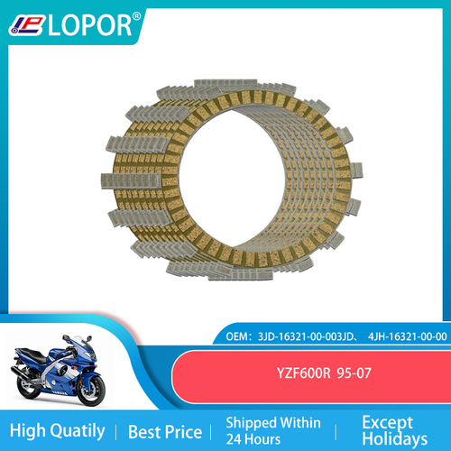 LOPOR Fibrous Clutch plate kit For YAMAHA YZF600R 95-07 | eBay