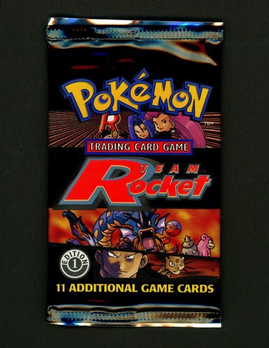 2000 Pokemon SEALED Unopened 1ST EDITION Team Rocket BOOSTER PACK WotC ...