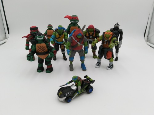 Teenage Mutant Ninja Turtles Toy Action Figures Lot Of 10 Nickelodeon ...