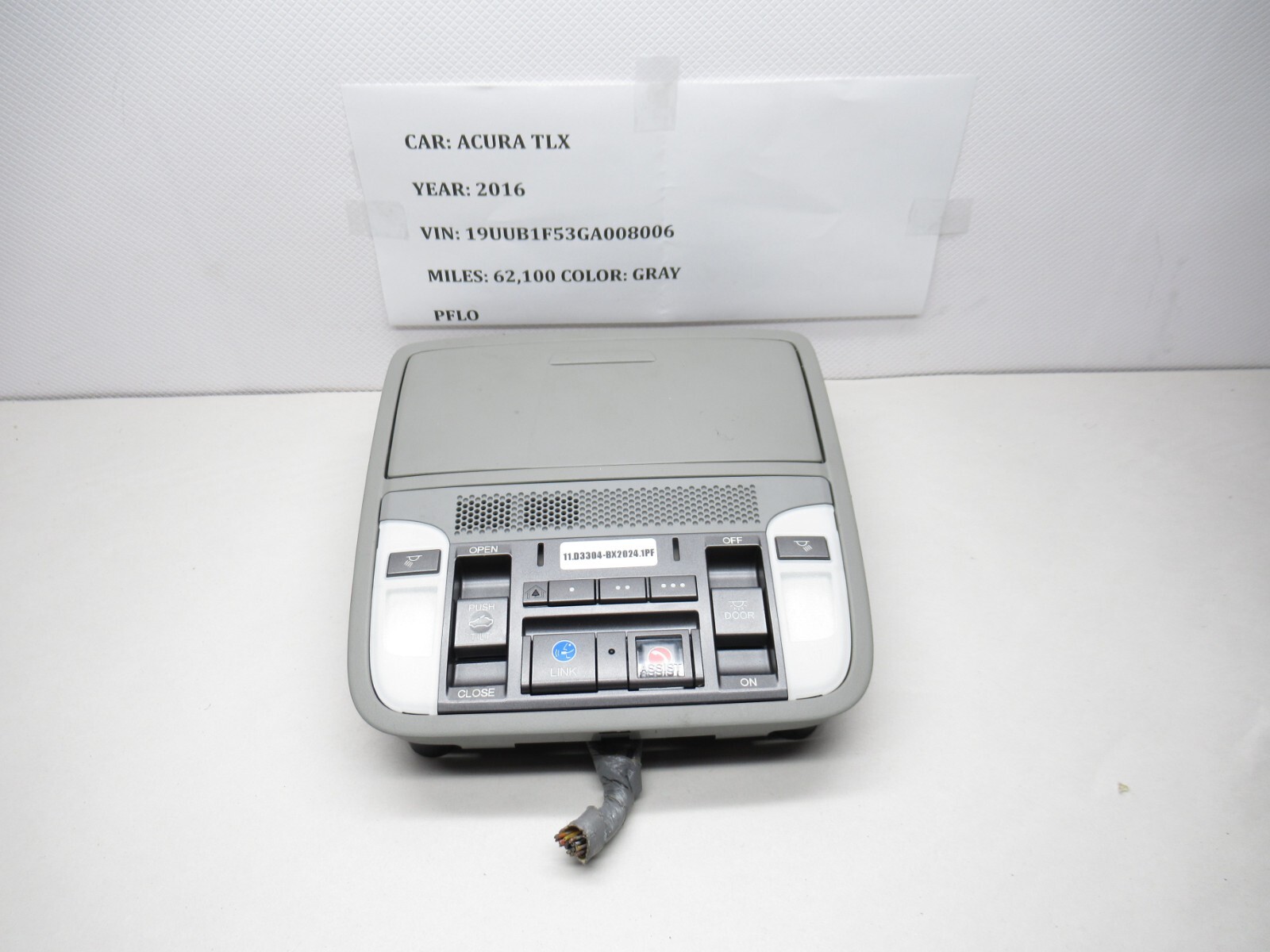 2015-2020 Acura TLX Top Roof Overhead Front Dome Light Lamp 8325A-TZ3 ...