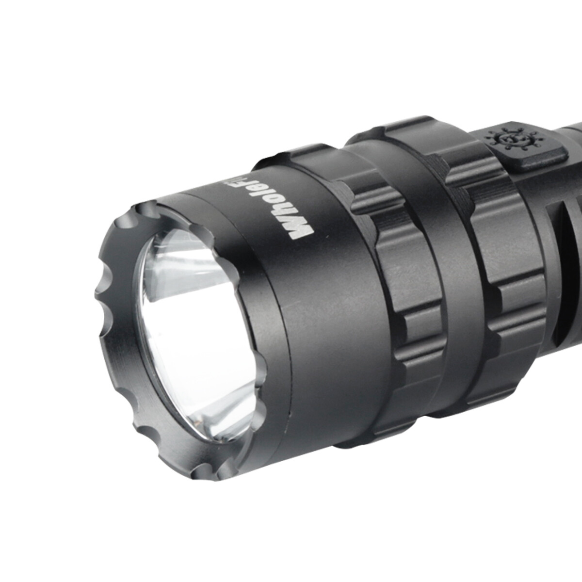 500000 Lumens Rechargeable LED Flashlight Tactical Gun Mounted Light ...