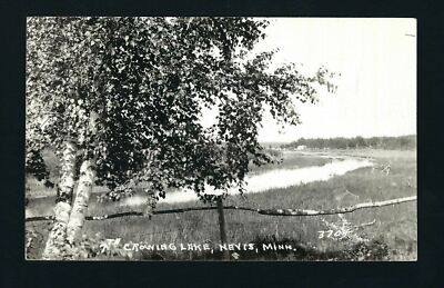 Nevis Minnesota MN 1947 RPPC Roadside at 7th Crowing Resort, Cabins on ...