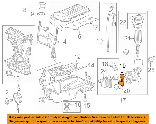 Chevrolet GM OEM Cooler Assy Gasket 25195773 | eBay
