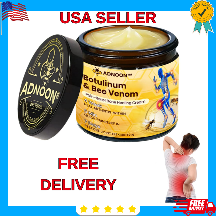 Botulinum Toxin & Bee Venom Cream for Pain Relief and Bone Healing Body ...