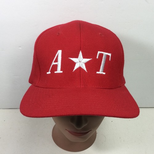 Cobra Caps A*T Logo Hat Red SnapBack Sports Athletic Baseball Cap | eBay