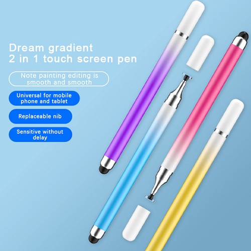 2 In 1 Stylus Pen For Cellphone Tablet Capacitive Touch Pencil Drawing ...