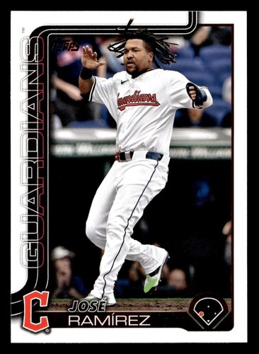 2025 Topps Baseball Card #77 José Ramírez Cleveland Guardians | eBay