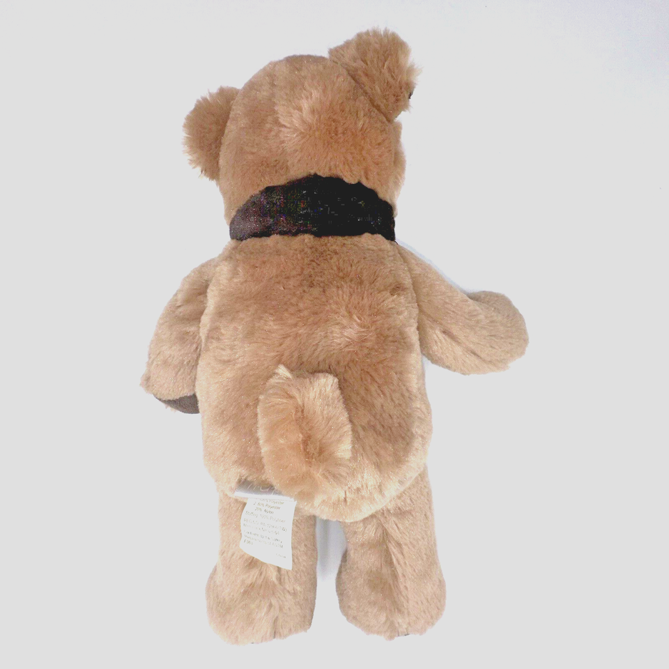 NAP Brookstone Bear Lovey 14" Plush Teddy Bear Scarf Toy Stuffed Animal ...