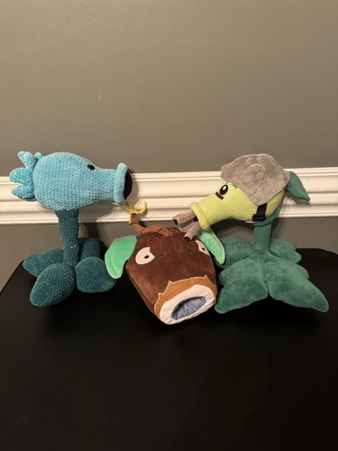 Plants Vs Zombies Plush Plushies Gatlin Pea Ice Pea Coconut Cannon | eBay