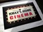 Personalised Cinema Room Mat - Movie Door mat with any name 60 x 40 cm ...