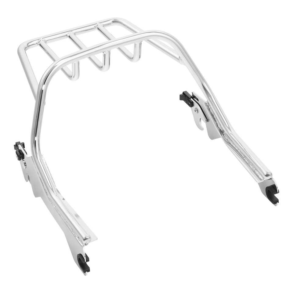 Chrome Two-Up Luggage Rack Fit For Harley Breakout FXBRS Fat Boy FLFBS ...
