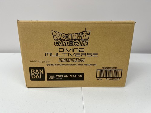 Dragon Ball Super Draft Box 05 Divine Multiverse CASE x4 Draft Boxes ...
