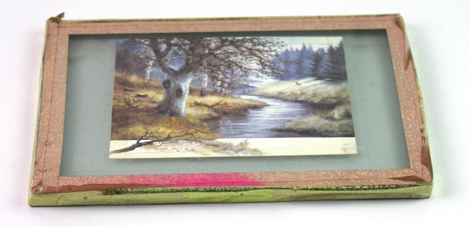 Vintage Help Age India Campion Print Glass Frame Beautiful Wall Decor ...