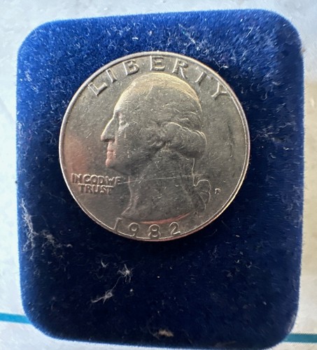 1982-P Washington Quarter Multiple Errors - filled in mint mark, date ...